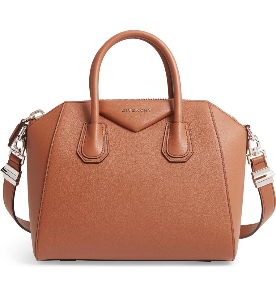 Givenchy Small Antigona Satchel Brown Leather Shoulder Bag - MyDesignerly