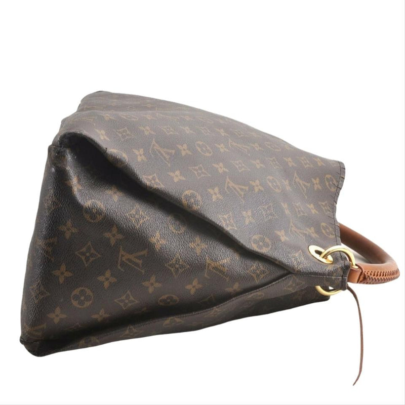 Louis Vuitton Artsy Mm Brown Monogram Canvas Hobo Bag - MyDesignerly