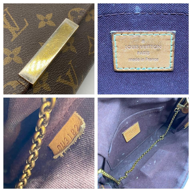 Louis Vuitton Favorite Pm Brown Monogram Canvas Shoulder Bag - MyDesignerly
