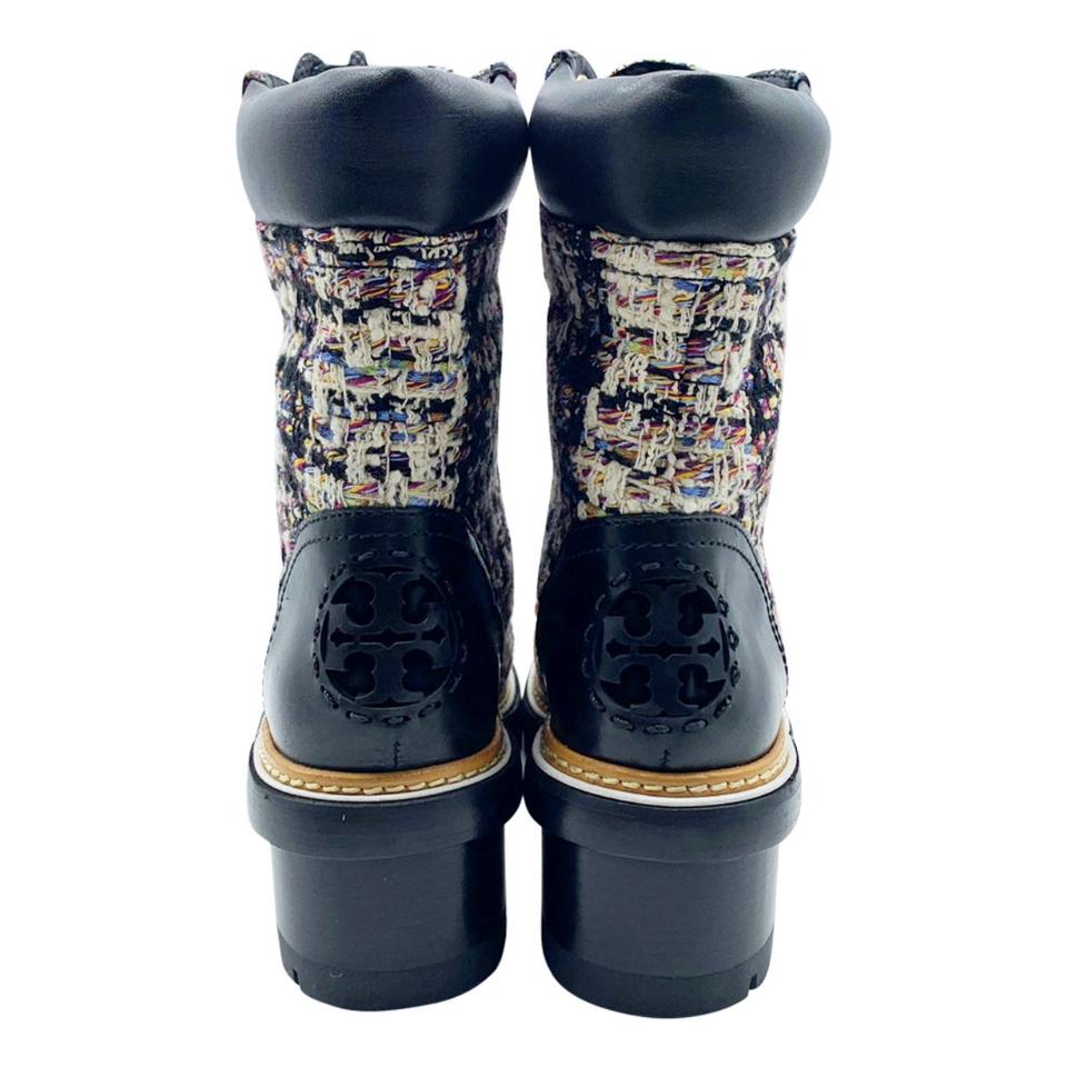 Tory Burch Black Miller Tweed Boots/Booties - MyDesignerly
